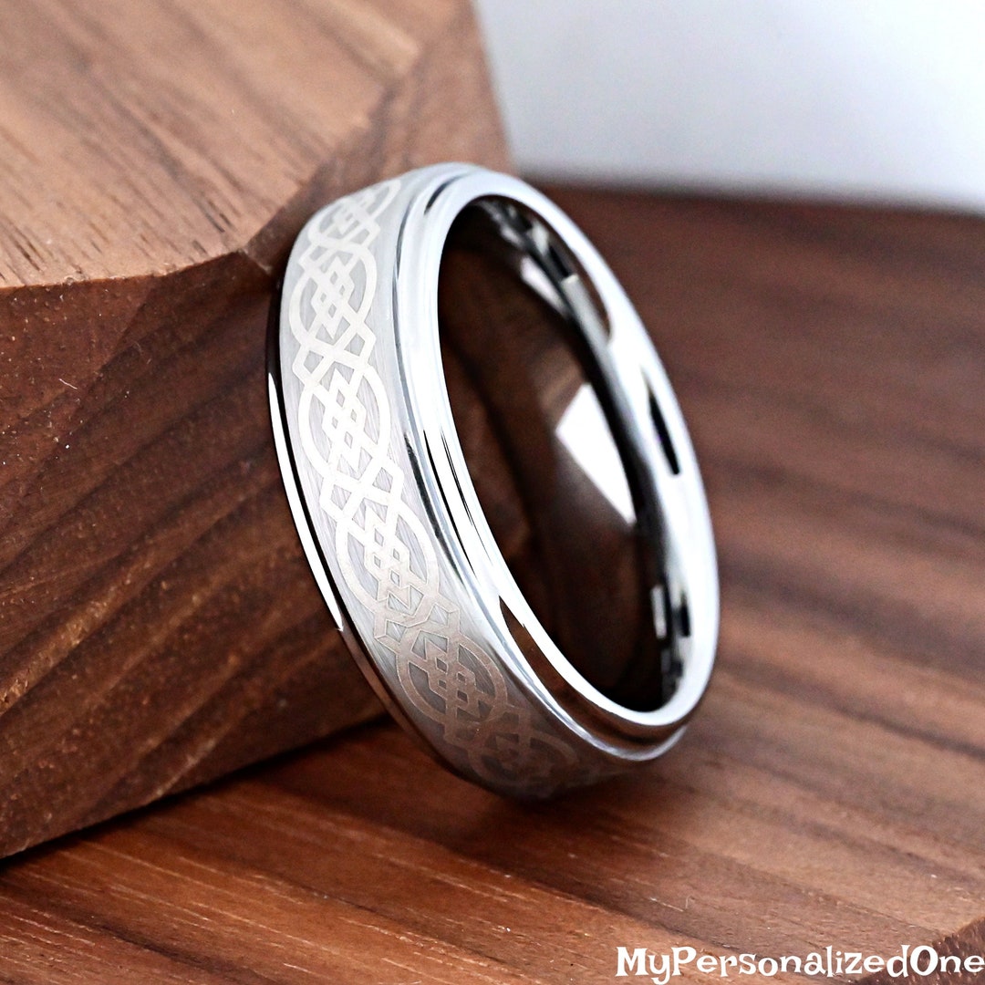 7mm Wedding Ring - Tungsten Carbide Promise Ring - Engagement Ring ...