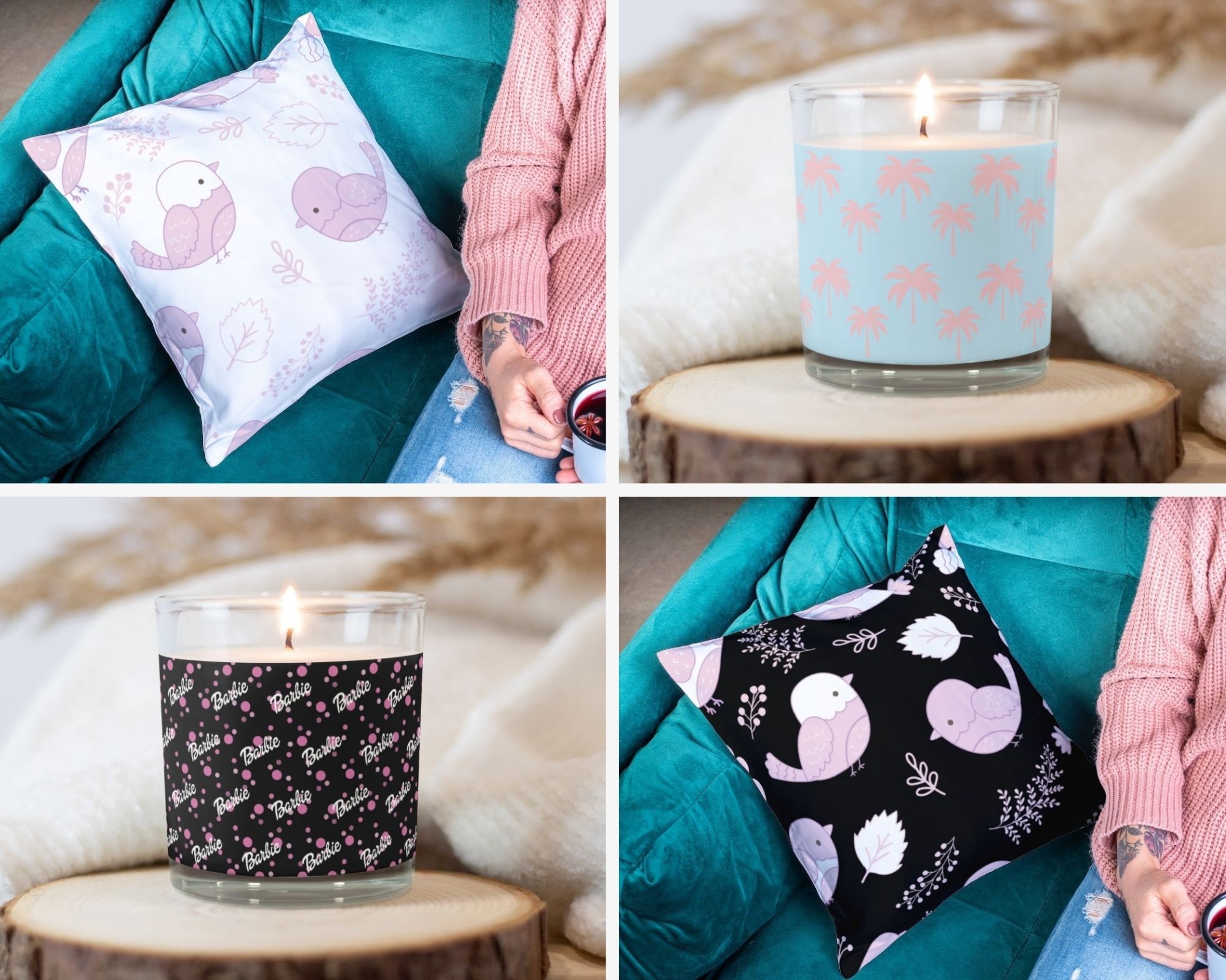 Barbi Digital Paper Movie Pattern Bundle Malibu Doll | Pink Girl ...