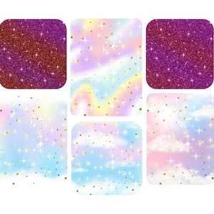 Luxury Hot Pink Digital Paper | Glam Glitter Sequin Textures | Bright ...