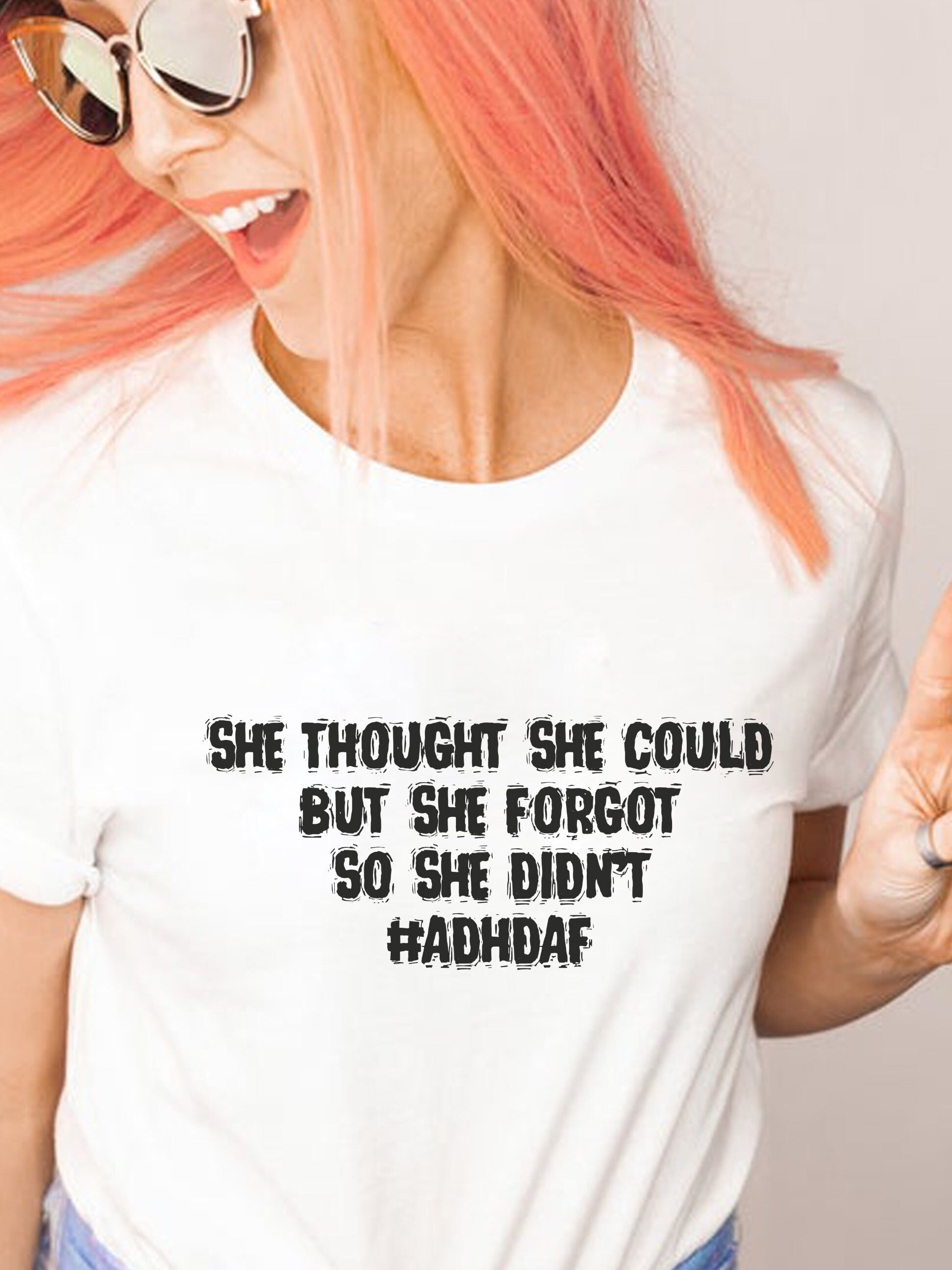 ADHD T Shirt, Tshirt for Neurodivergent, Gift for Add Friend, Adhd ...