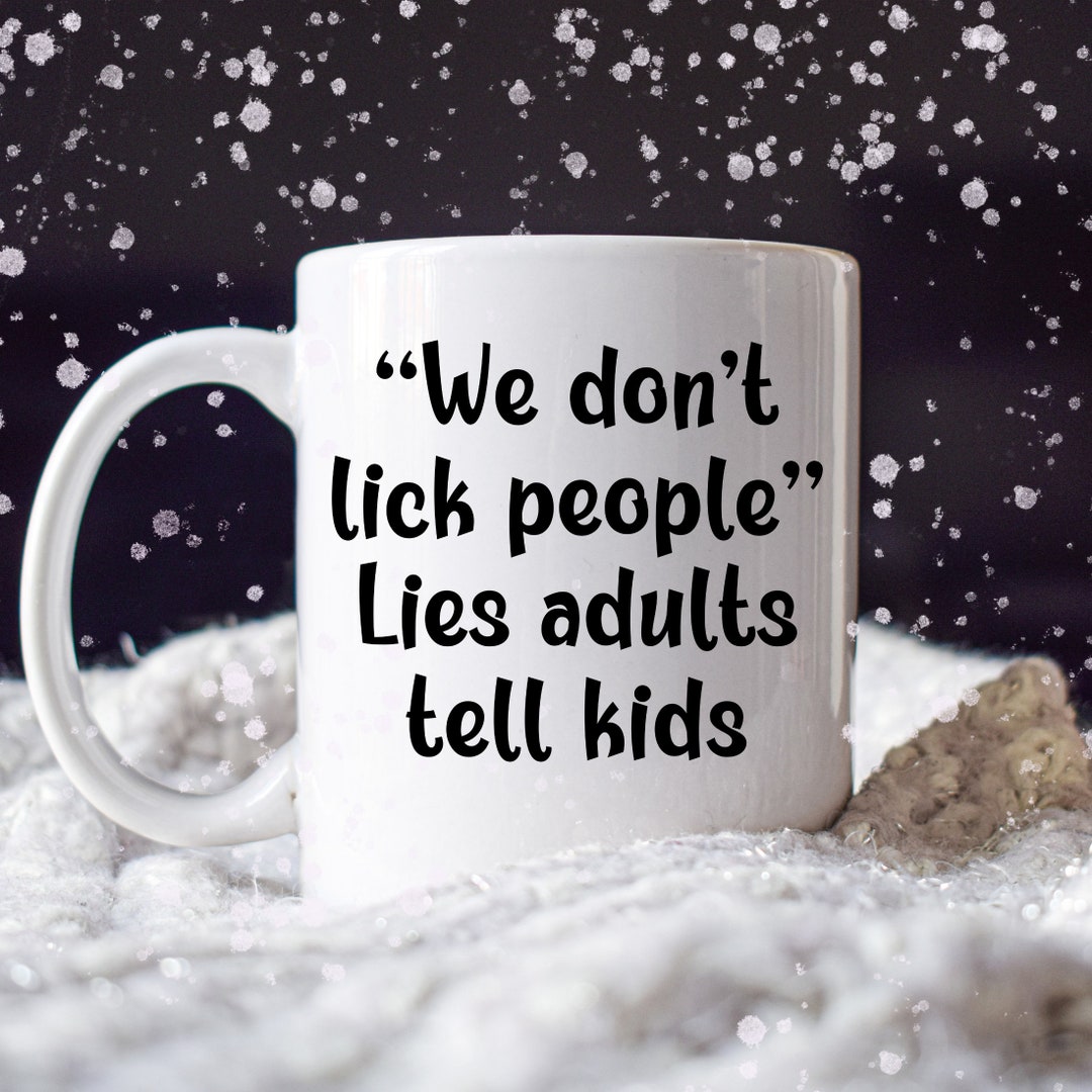 Funny Adult Coffee Mug, Adult Humor Christmas Gift, Lies Adults Tell ...