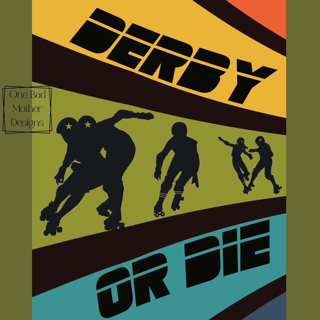 Retro Roller Derby Puzzle, Skate or Die Jigsaw, Gift for Skaters ...