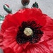 Fabulous Flower Brooch passionate Poppy. Present for Her. Unisex Gift ...