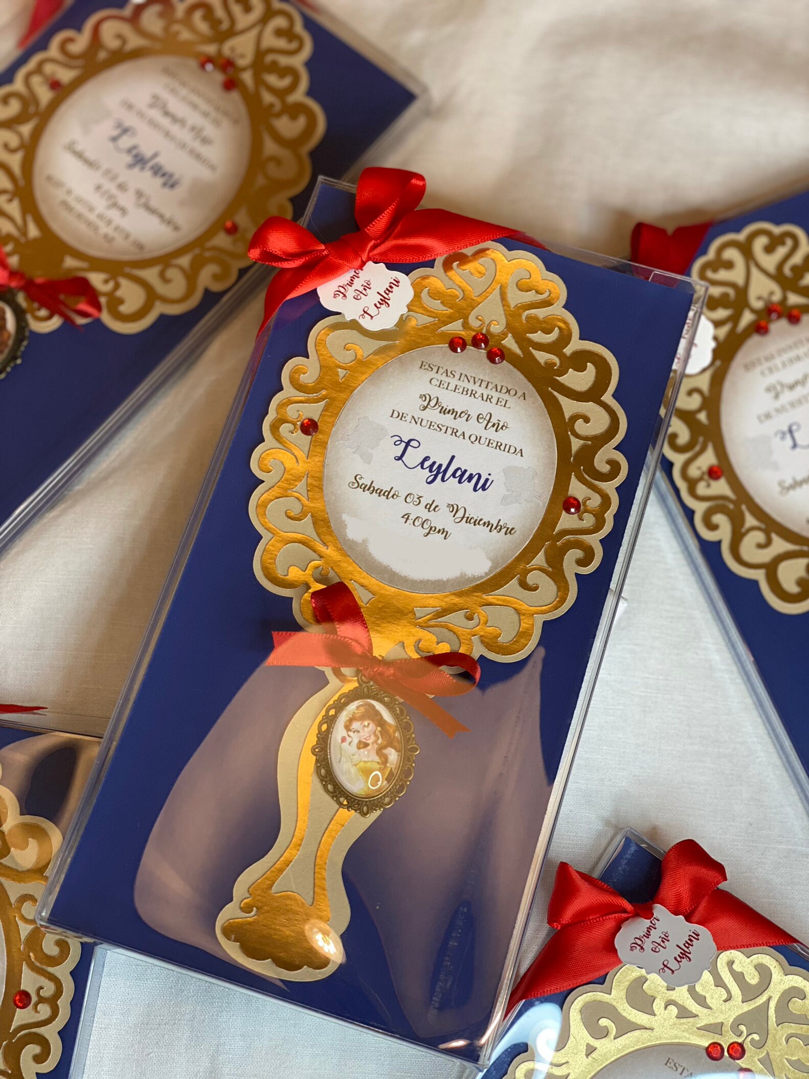 Princess Bella's Mirror Invitation - Etsy