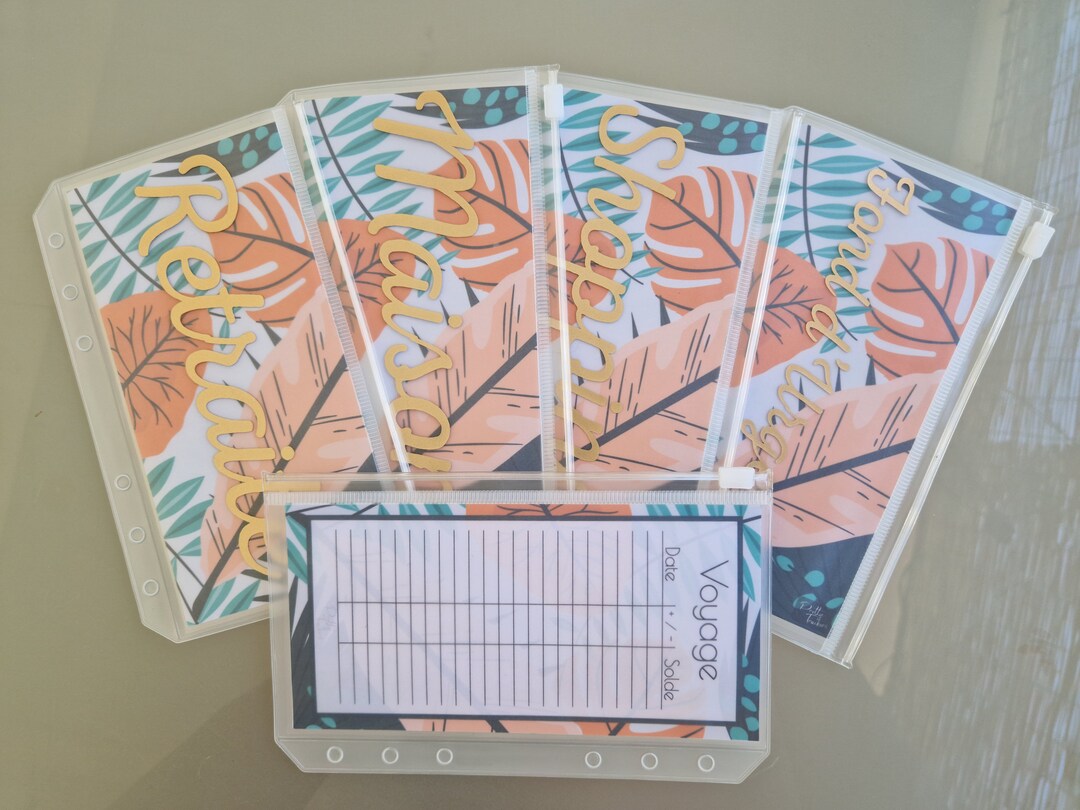 Enveloppe ZIP + tracker + étiquette - Format A6 - Jungle - Etsy France
