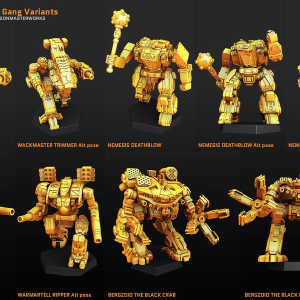 6mm Mech Miniatures - Etsy