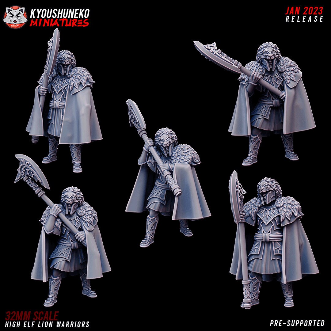 High Elf Lion Warriors Elves elves, Fantasy, Frostgrave, Dnd by ...
