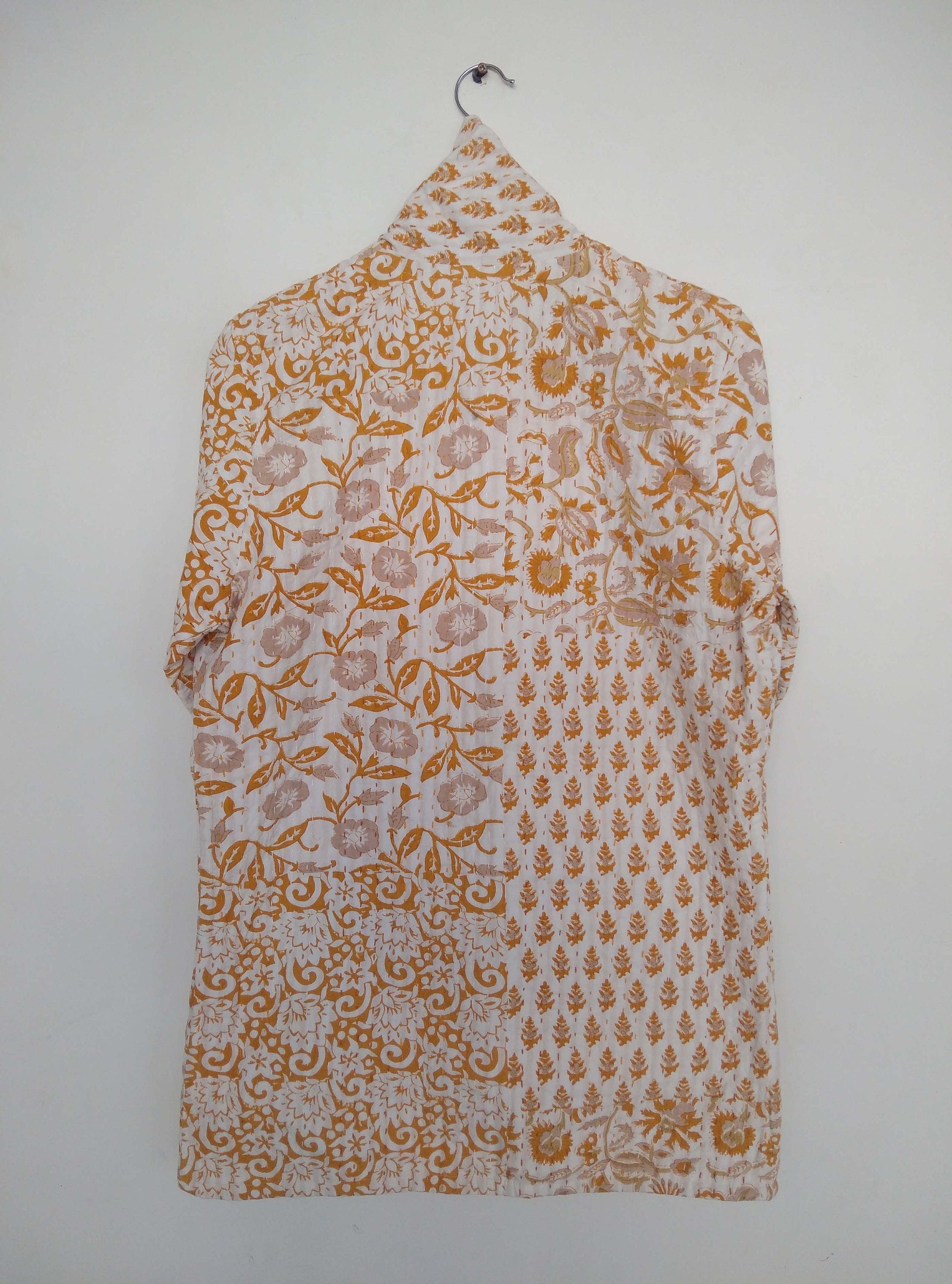 Handmade Kantha Quilt Jacket, Indian Kantha Coat, Kantha Overcoat, Pure ...