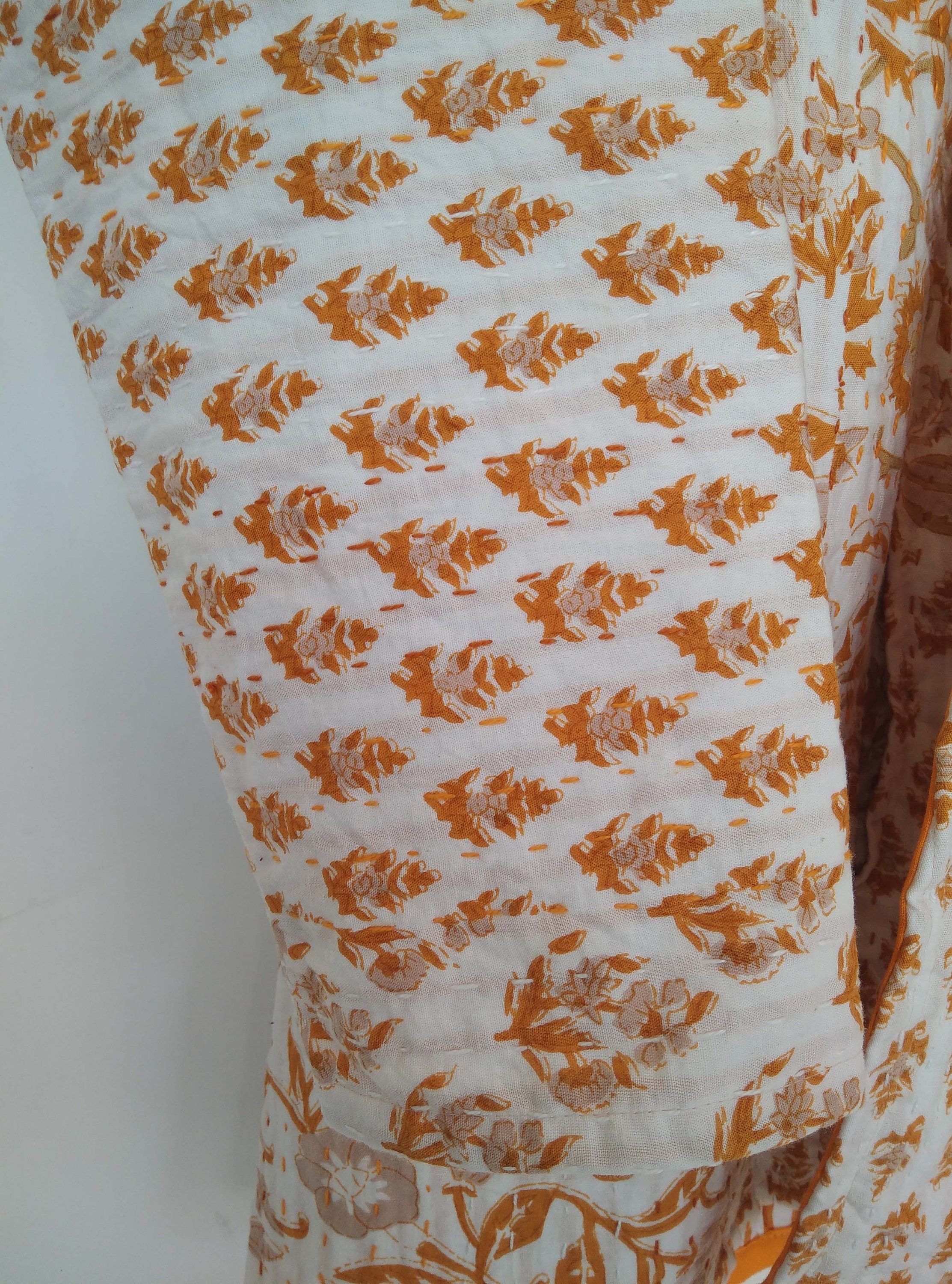 Handmade Kantha Quilt Jacket, Indian Kantha Coat, Kantha Overcoat, Pure ...