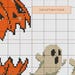 Funny Halloween Cross Stitch Pattern Ghost – PDF Ghosts and Jack O ...