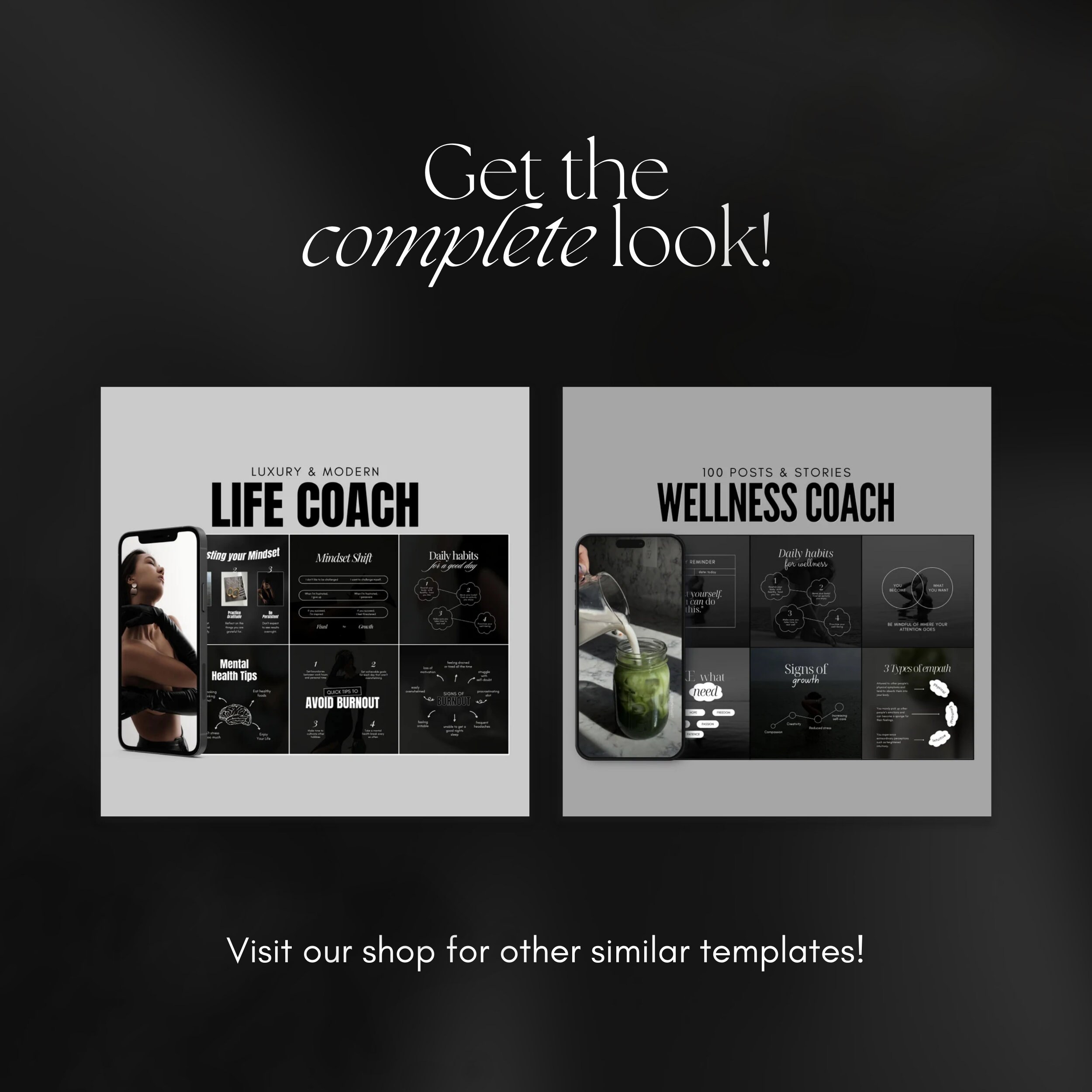 Life Coach Instagram Reels Templates | Mental Health Coach Instagram ...