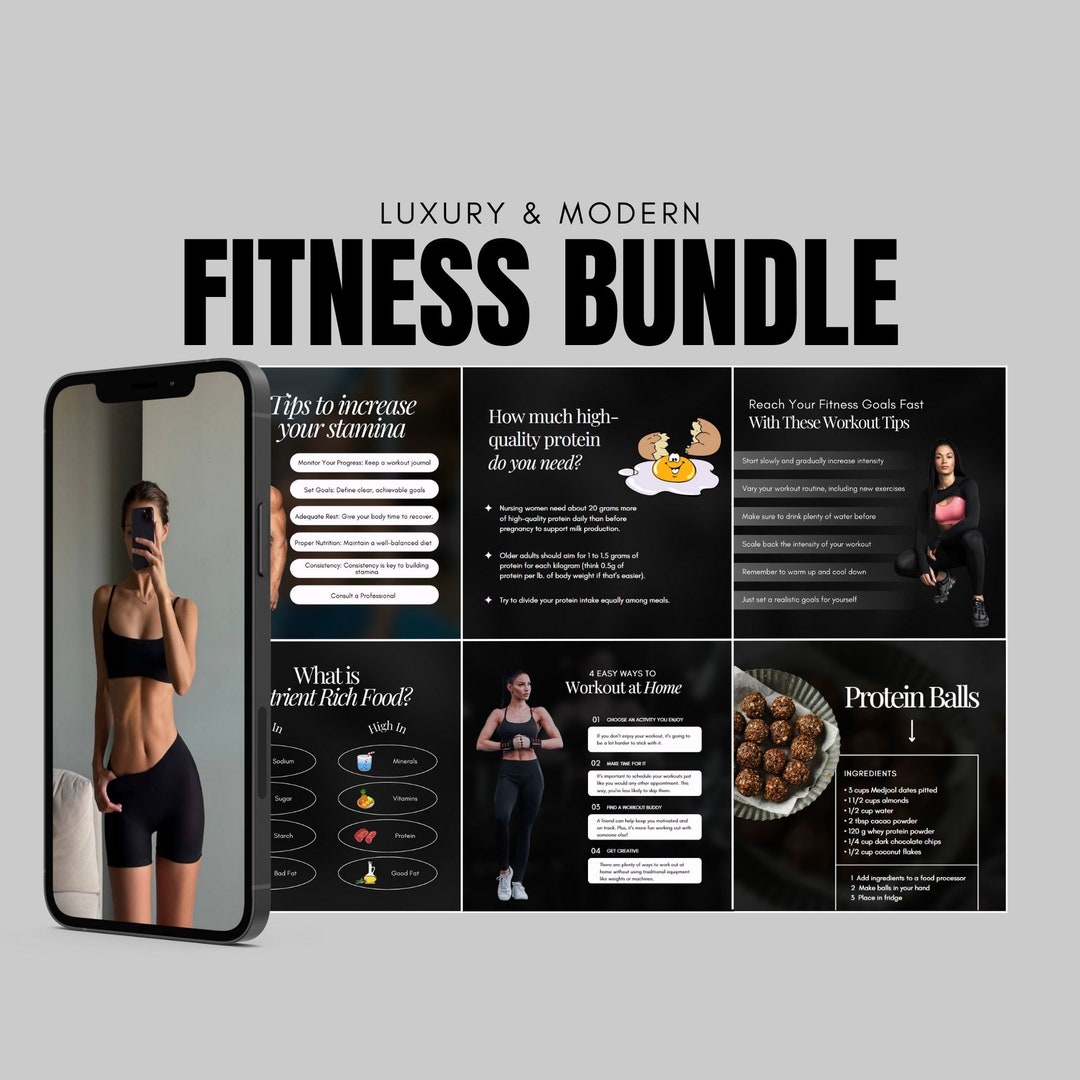 Fitness Coach Bundle Template | Fitness Coach Instagram Template ...
