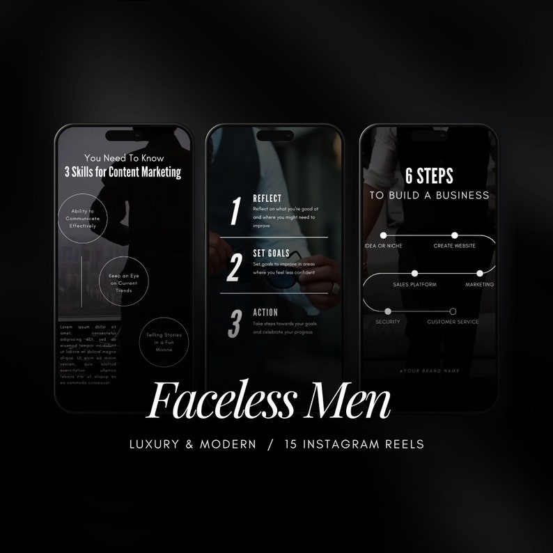 Faceless Men Instagram Reels | Faceless Marketing Agency Reels | Social ...