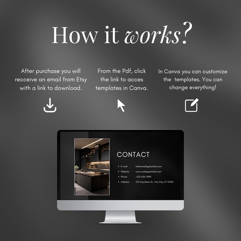 Interior Design Portfolio Template E-interior Design Presentation ...