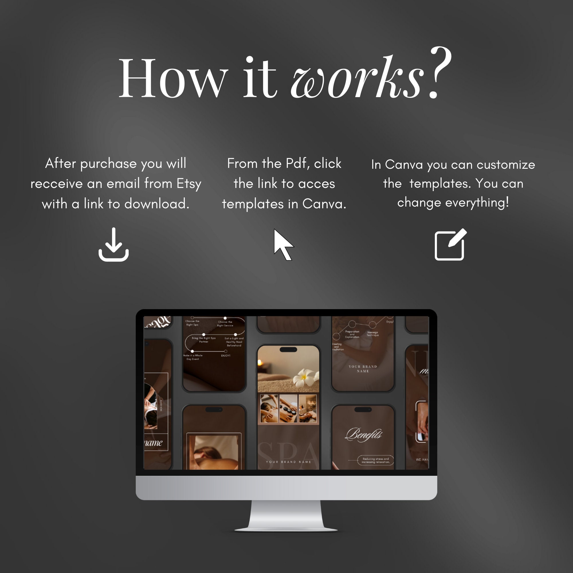 Massage Therapist Instagram Reels Templates Massage Therapist Editable ...