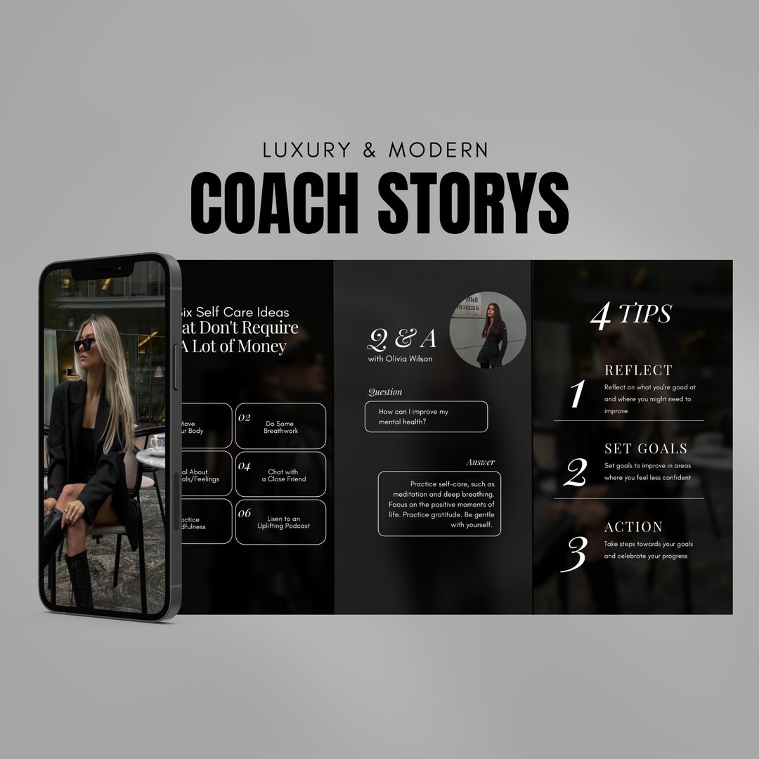 Coaching Instagram Story Templates | Digital Marketing Agency Stories ...