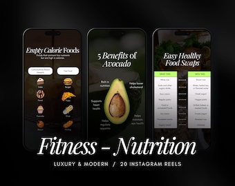 Personal Trainer Instagram Reels Template | Black Fitness Coach Reels ...