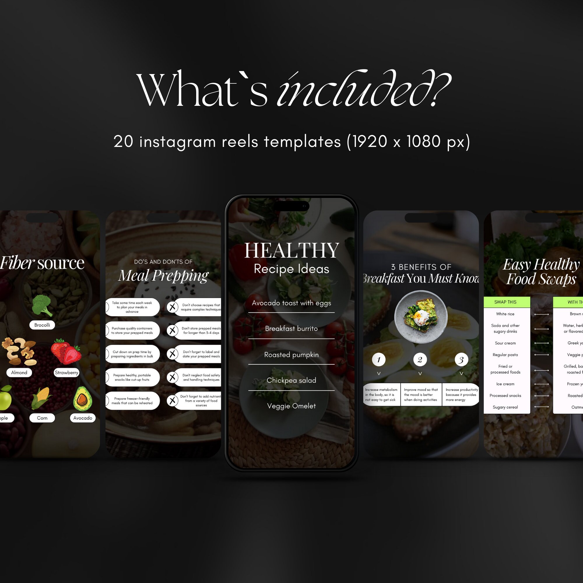 Fitness Coach Instagram Reels Templates Nutrition Personal Trainer ...