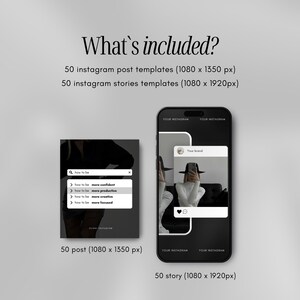 100 Black Luxury Instagram Templates. Black Instagram Templates. Small ...