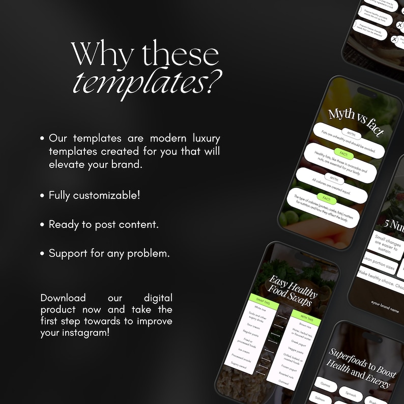 Fitness Coach Instagram Reels Templates | Nutrition Personal Trainer ...