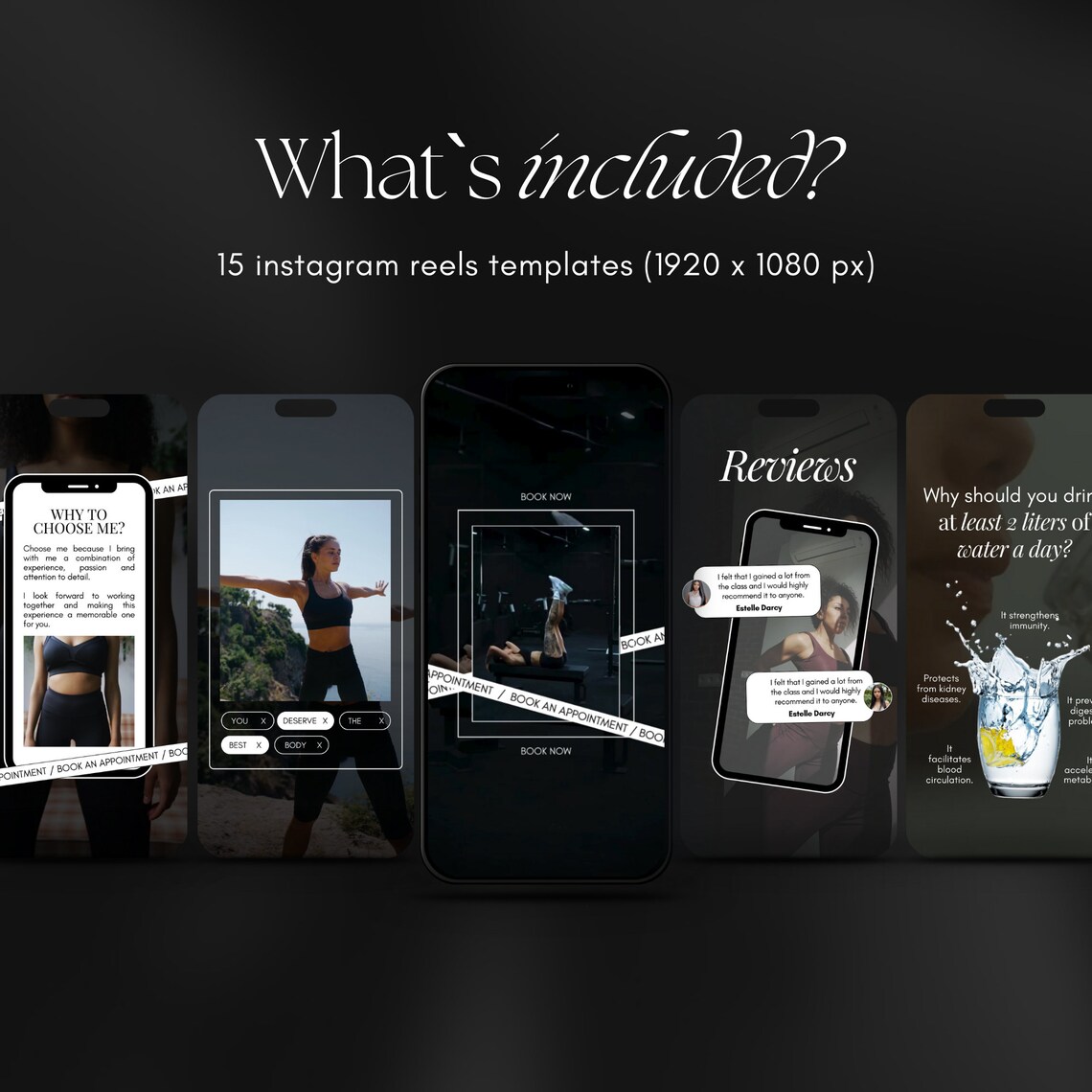 Personal Trainer Instagram Reels Template | Black Fitness Coach Reels ...