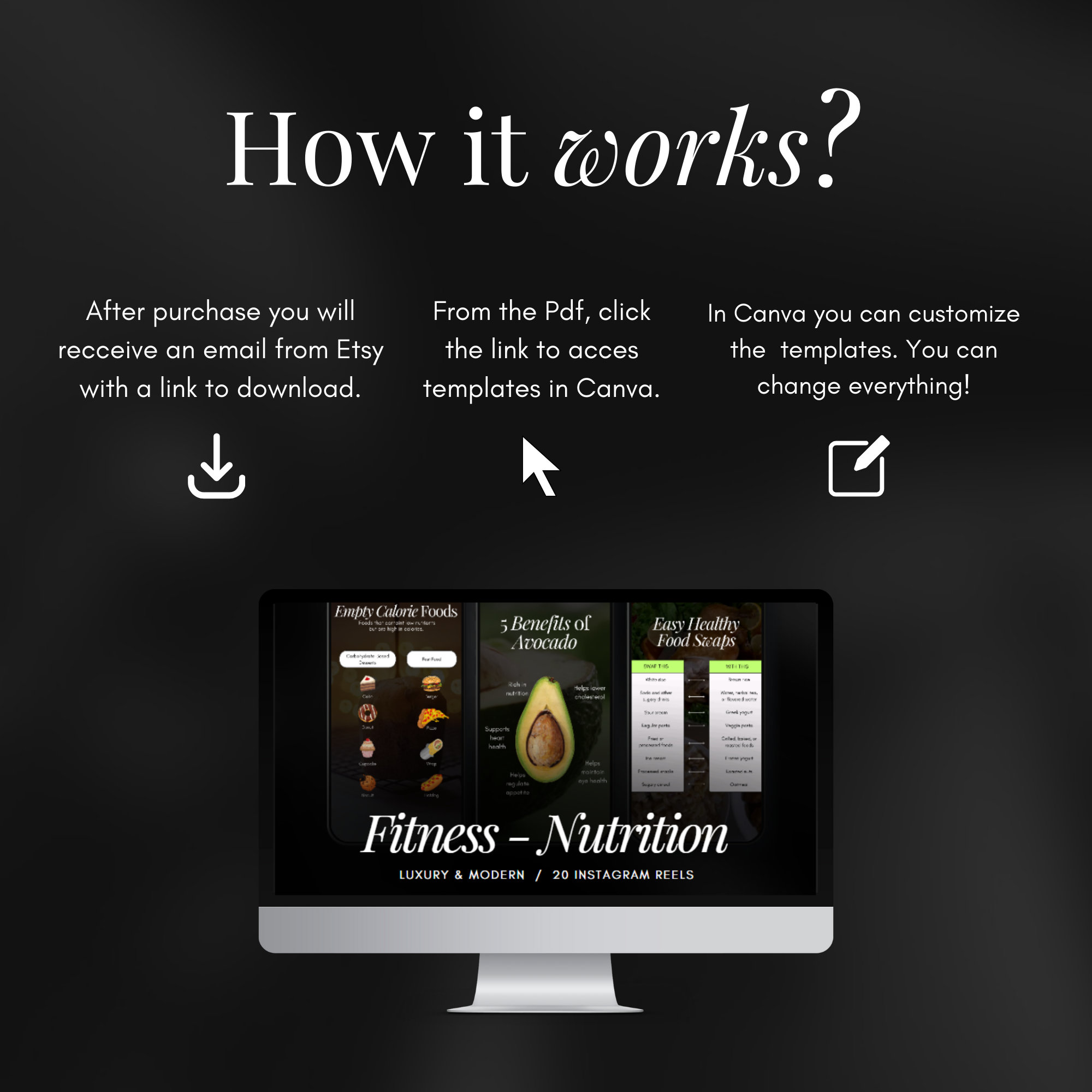 Fitness Coach Instagram Reels Templates Nutrition Personal Trainer ...