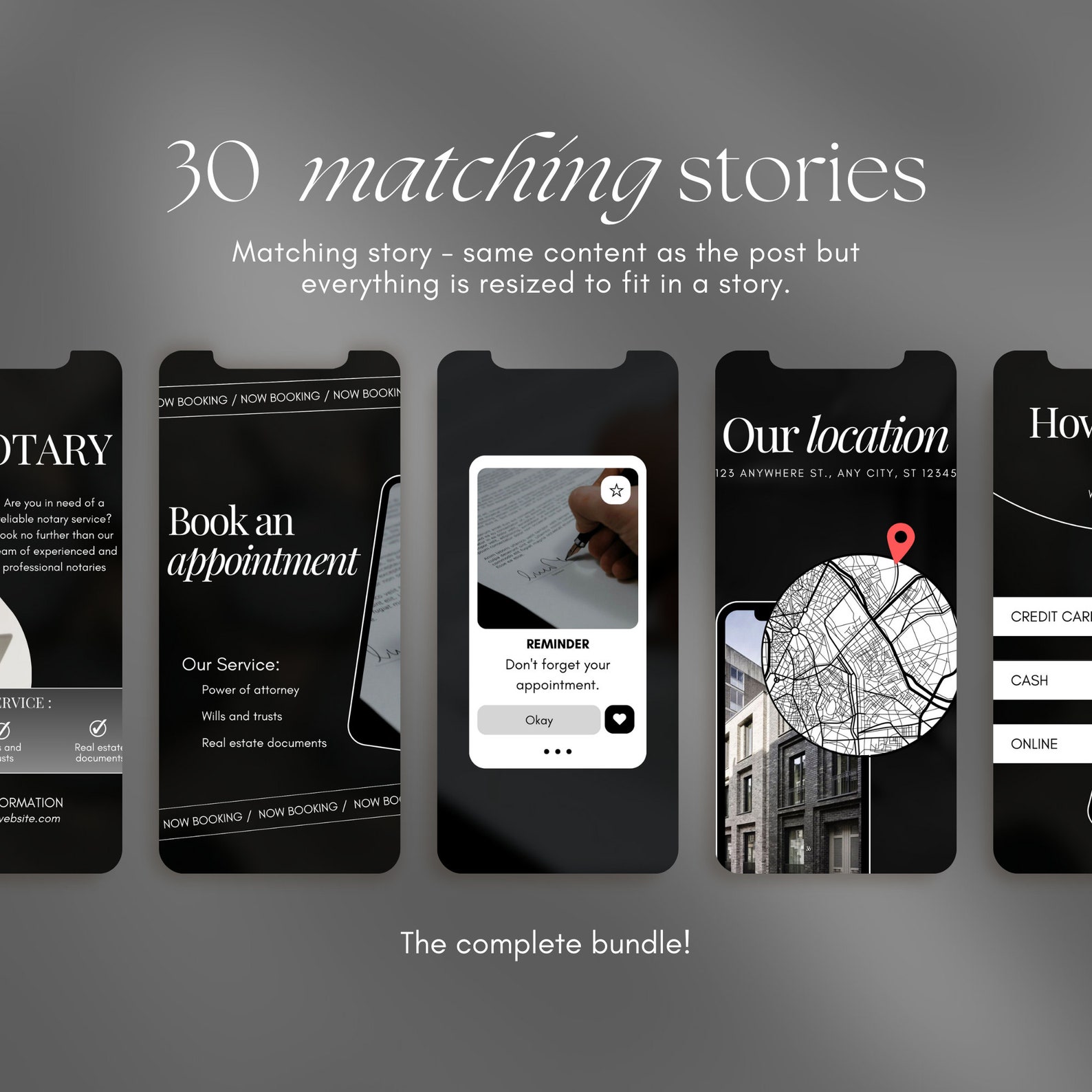 Notary Instagram Templates Notary Social Media Templates Notary ...