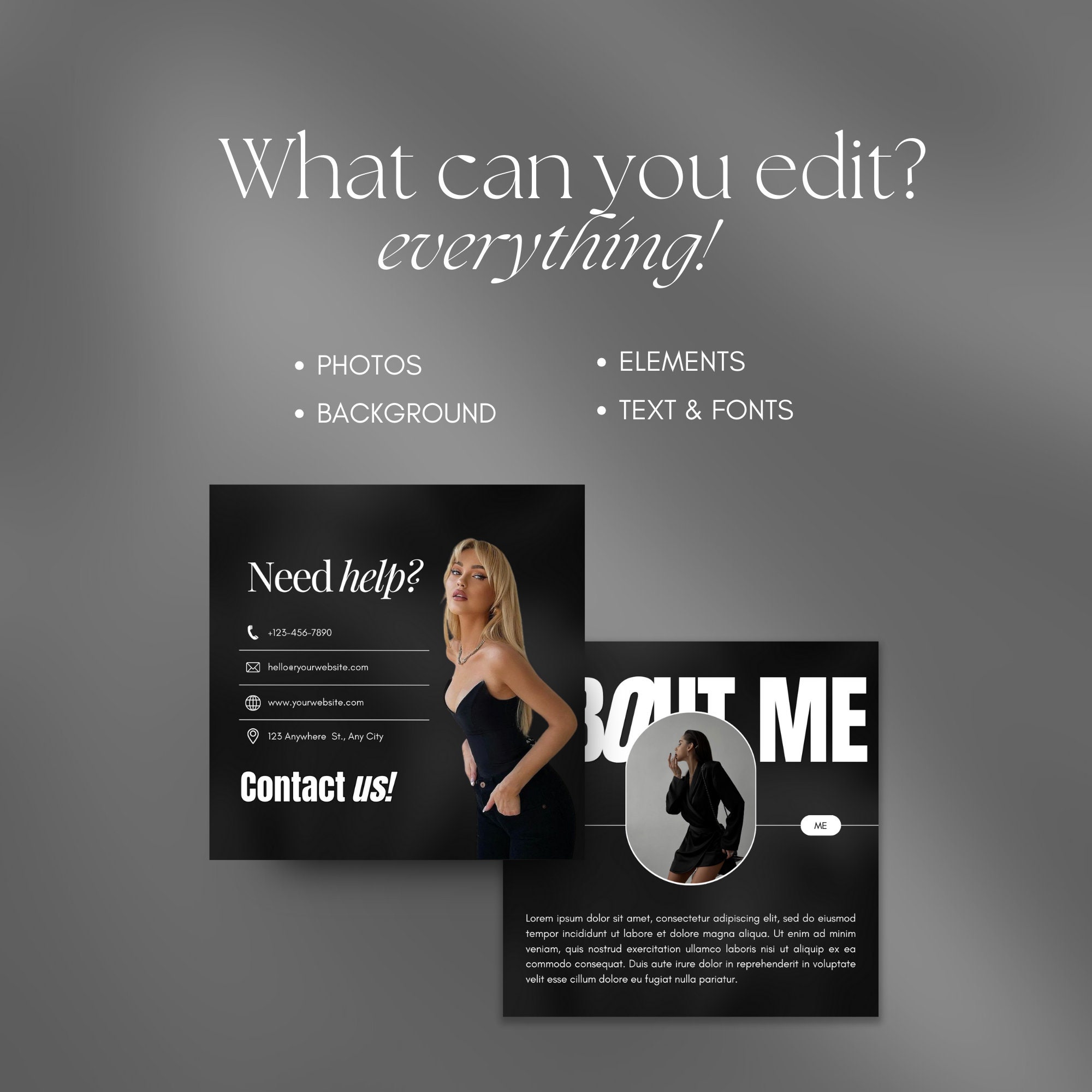 100 Luxury Coach Instagram Templates Black Luxury Templates Bold Modern ...