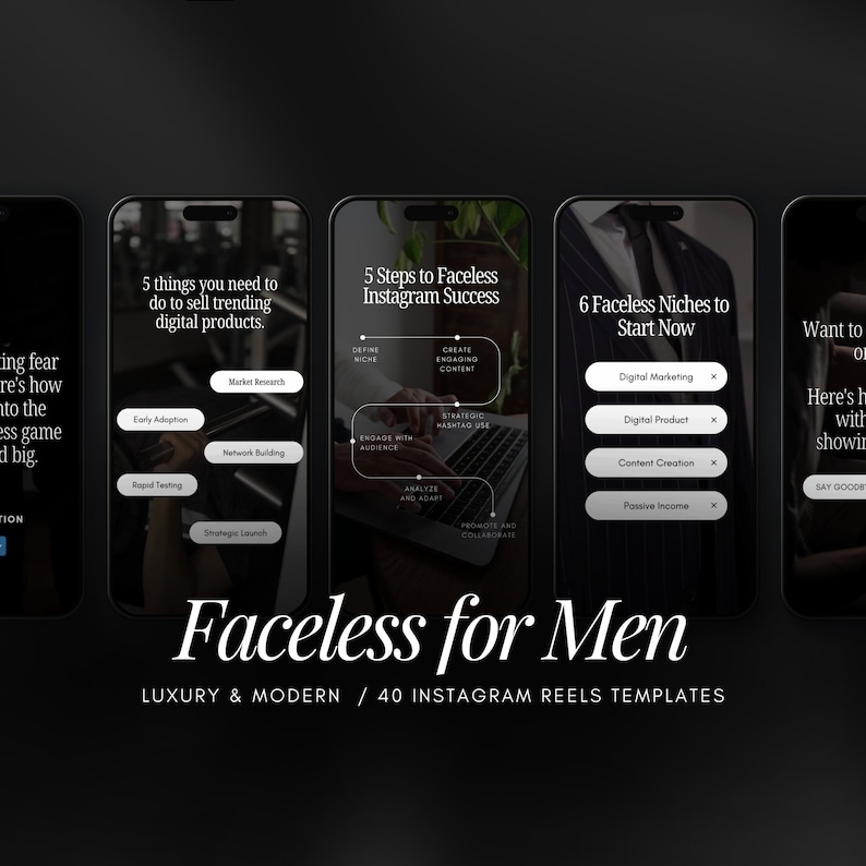 Faceless Men Instagram Reels | Marketing Agency Reels | Social Media ...