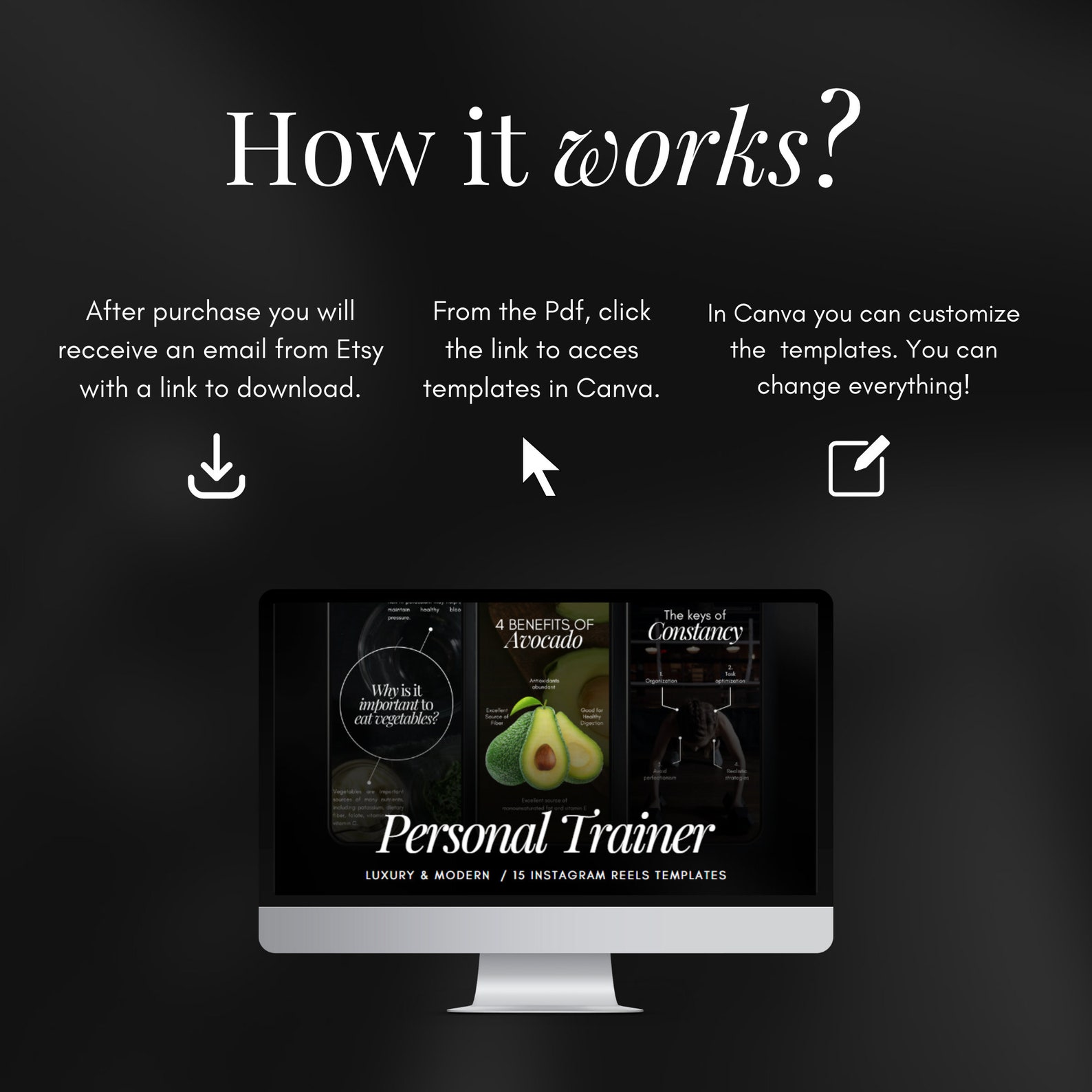 Personal Trainer Instagram Reels Template | Black Fitness Coach Reels ...