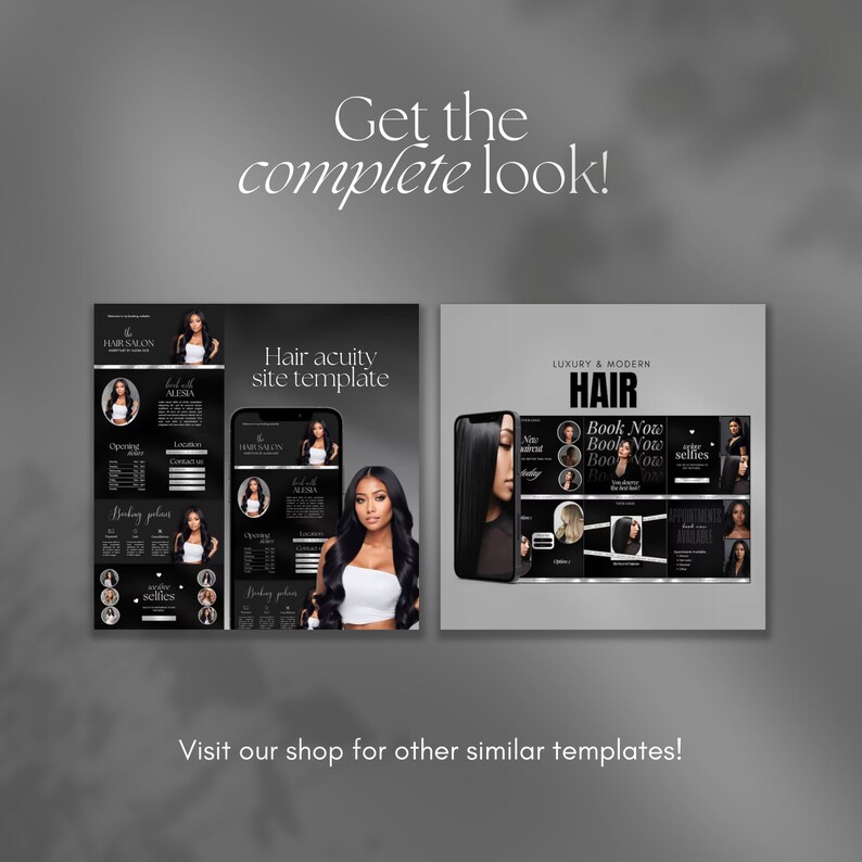 Hairstylist Instagram Templates Hair Instagram Post Hair Designer ...