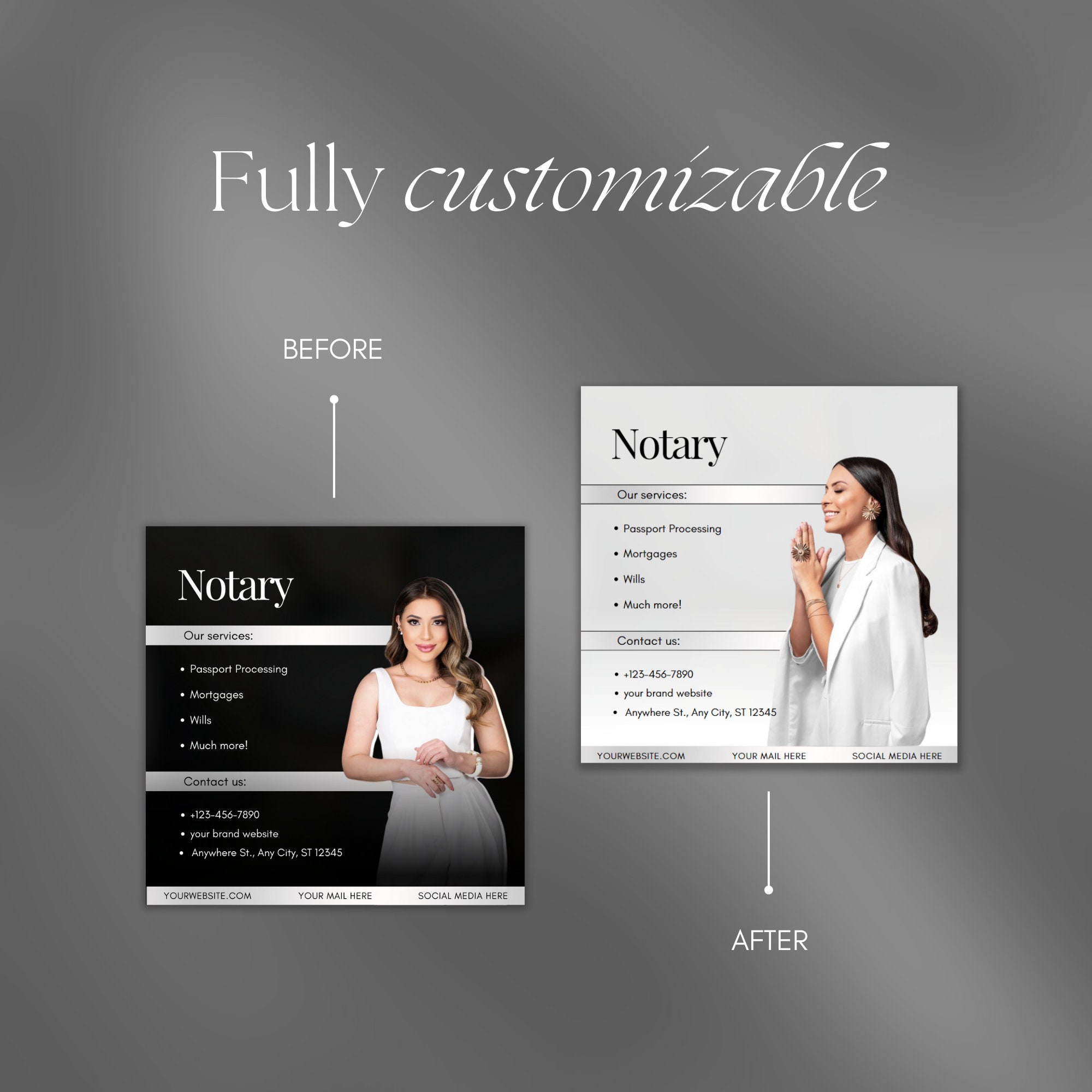 Notary Instagram Templates Notary Social Media Templates Notary ...