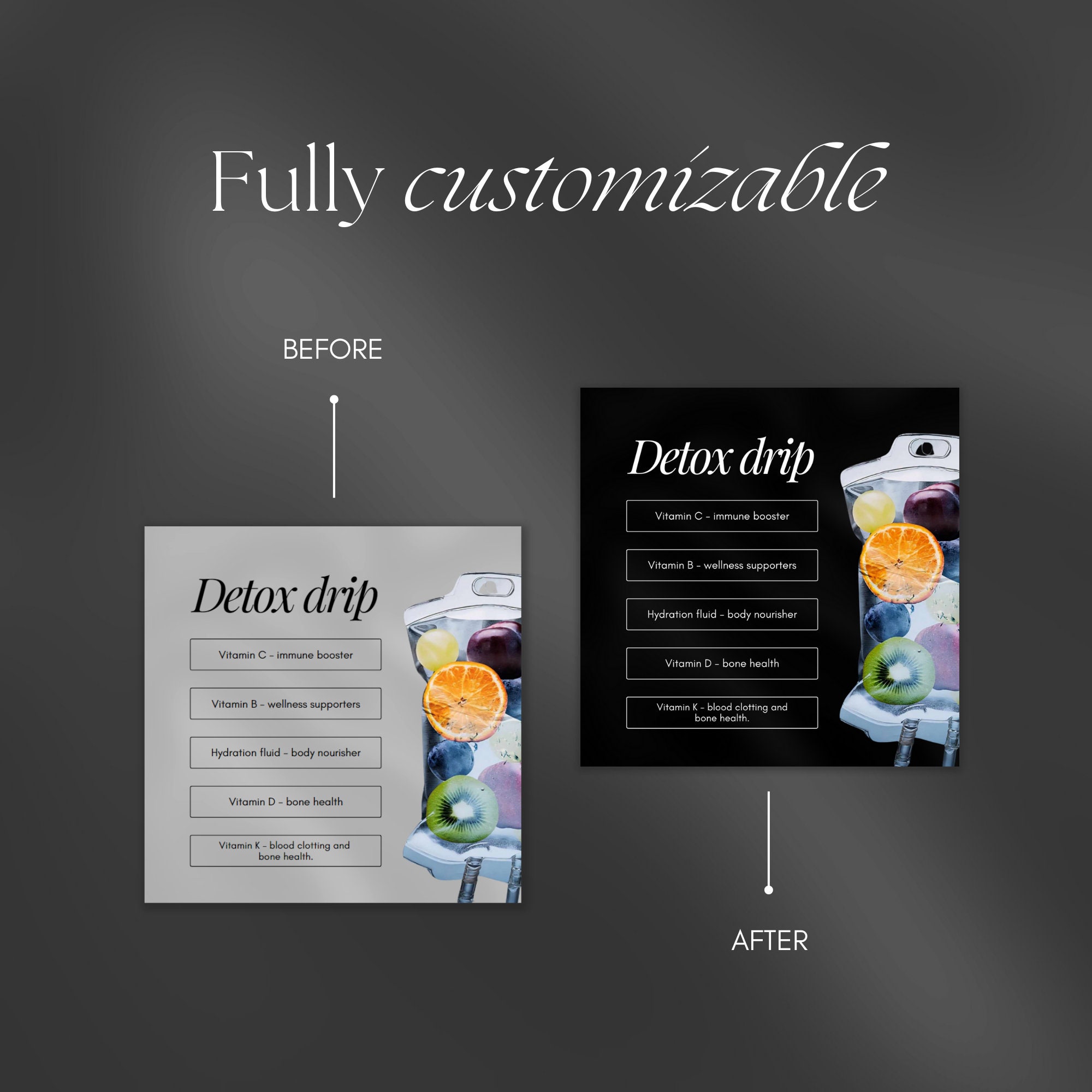 100 IV Drip Therapy Instagram Templates | Iv Hydration Stories ...