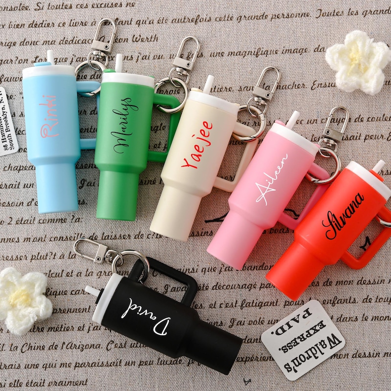 Mini Stanley Keychain - Etsy