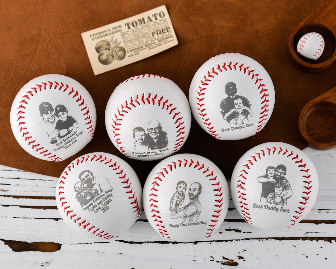 Personalized Baseball With Engraving. Gifts Suitable for Father's Day ...
