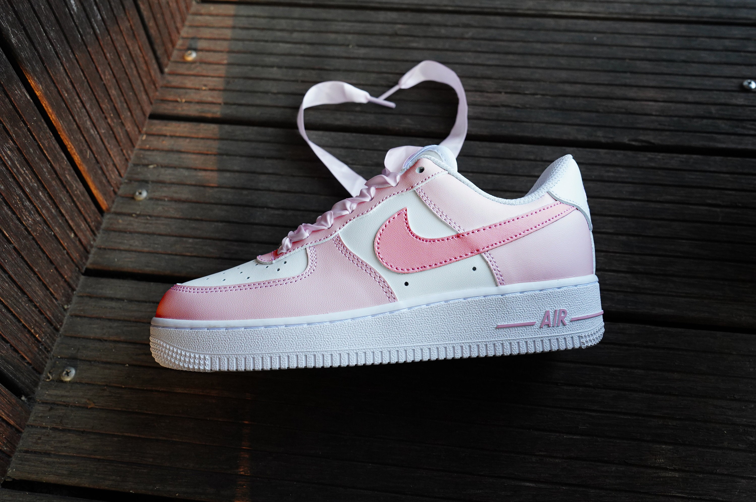Light Pink Custom Air Force 1 Air Forces Low Custom - Etsy Canada