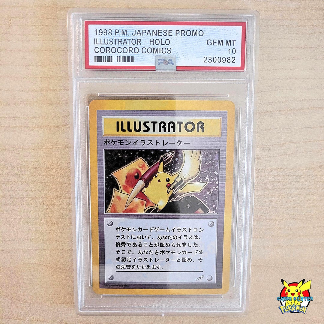 PIKACHU ILLUSTRATOR Logan Paul Proxy Holographic Pokemon Card - Etsy ...