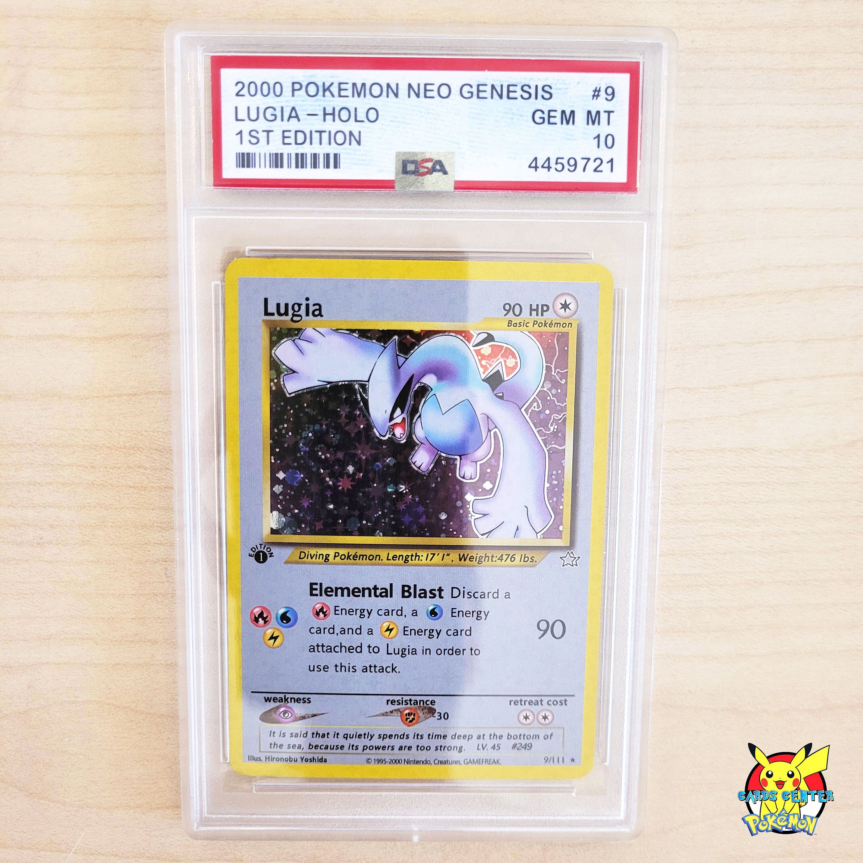 Pokemon Card LUGIA Holographic Neo Genesis 2000 1st Edition - Etsy