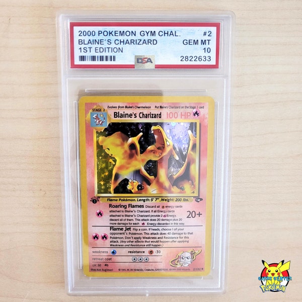 Shop 1st Edition Charizard Psa 10 - Etsy