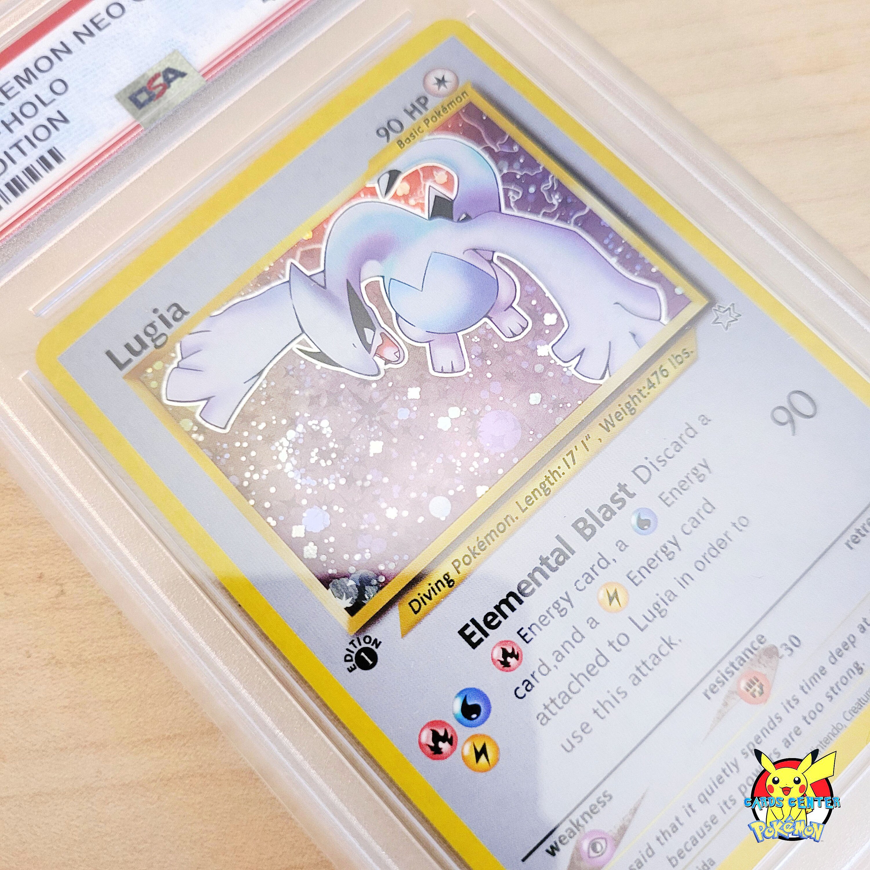 Pokemon Card LUGIA Holographic Neo Genesis 2000 1st Edition - Etsy