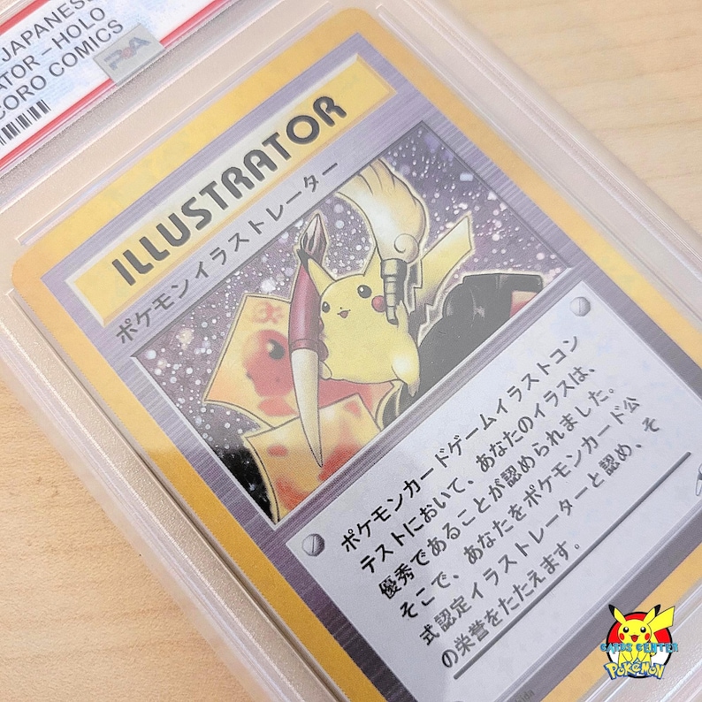 PIKACHU ILLUSTRATOR Logan Paul Proxy Holographic Pokemon Card - Etsy ...