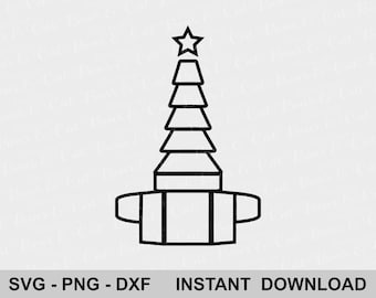 Oxygen Christmas Tree Svg - Etsy