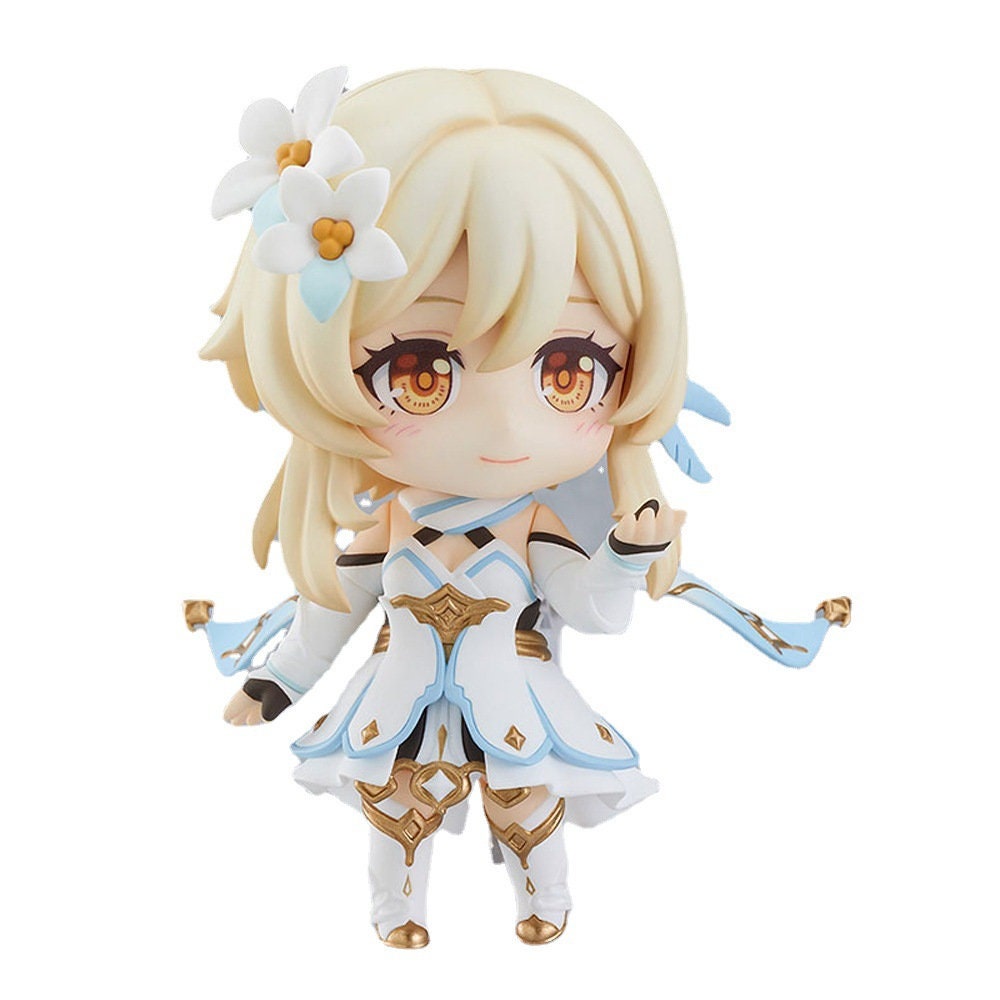 Genshin Impact Cute Mini Figure Aether/lumine/venti Collectable 10cm ...