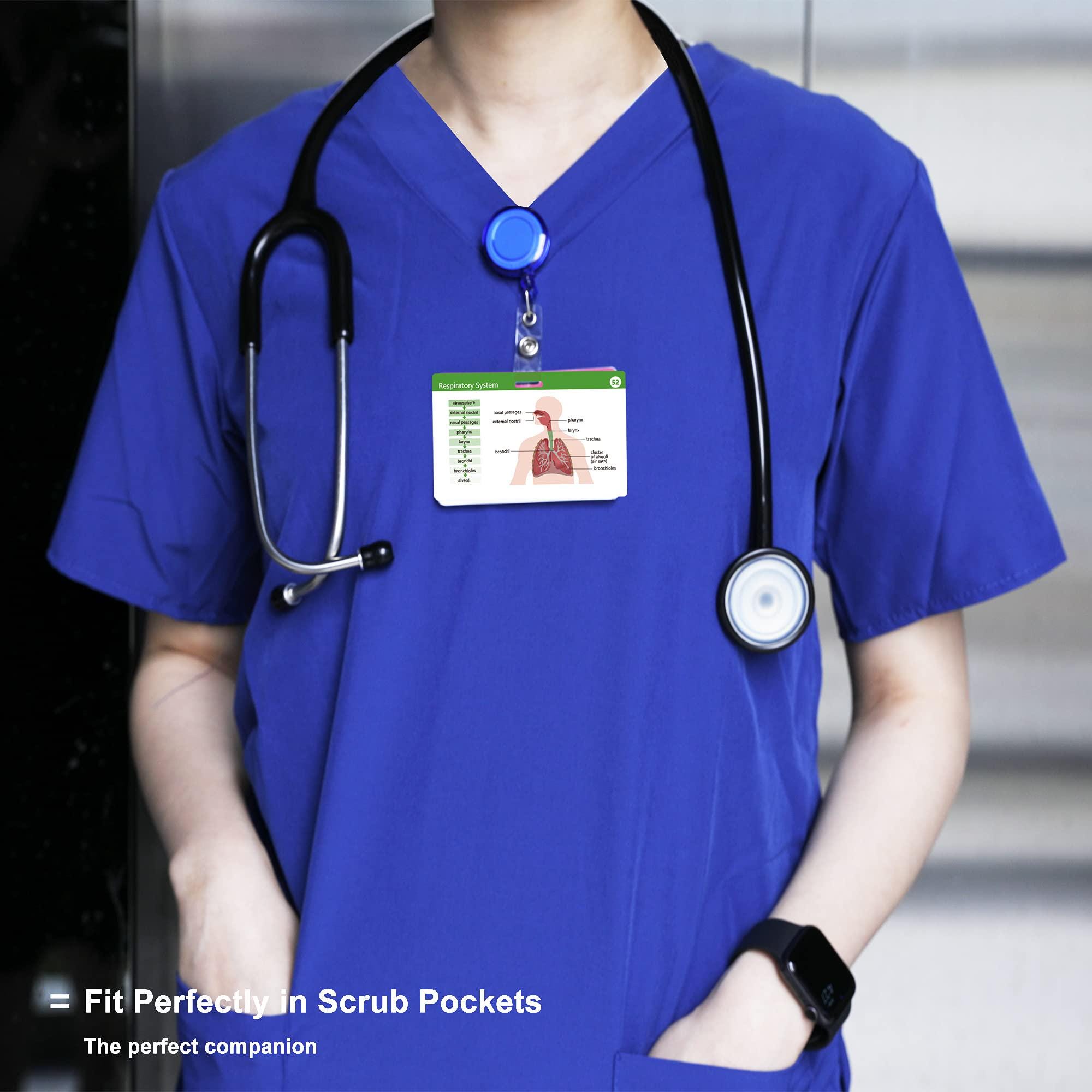 Nursing Badge Reference Cards: School Essentials Set With Cheat Sheets ...