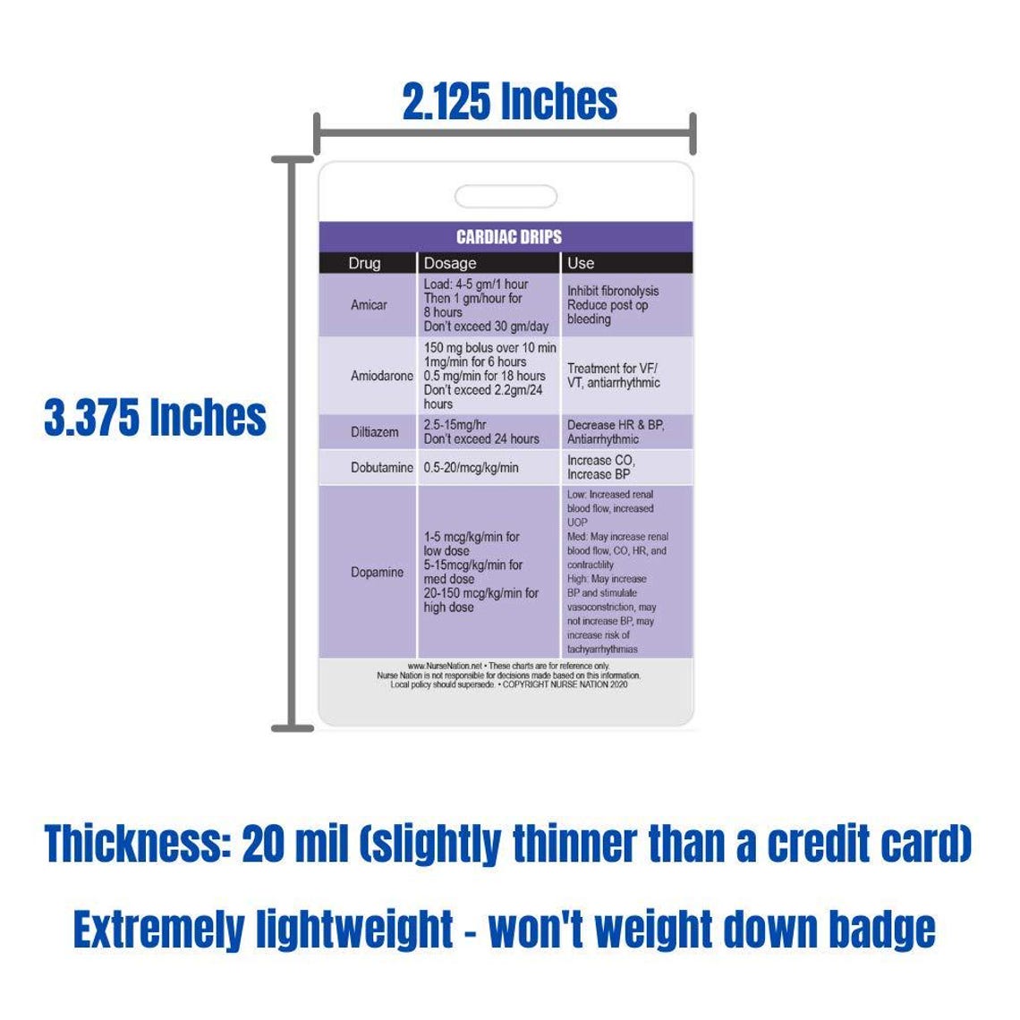 Nurse Badge Reference Cards: Lab Values, EKG, Vitals - 30 Card Set - Etsy