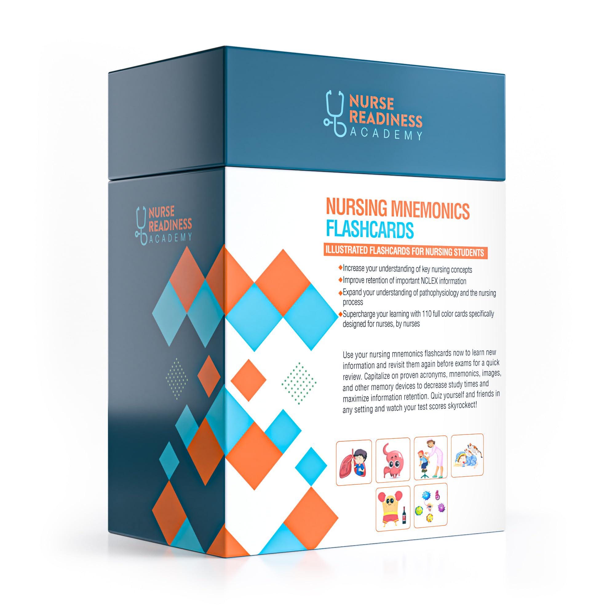 101+ Illustrated Memory Aids | Nursing Mnemonics Flashcards Nursing ...