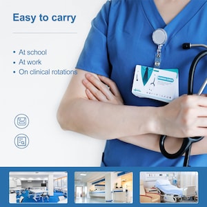 96 Nursing Badge Reference Cards: Nursing School Essentials - Etsy