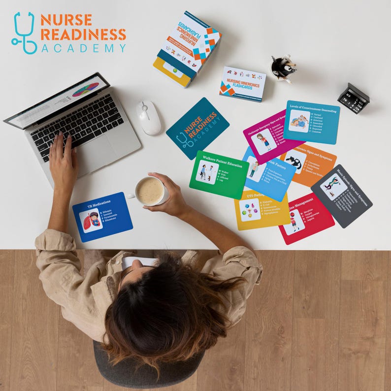 101+ Illustrated Memory Aids | Nursing Mnemonics Flashcards Nursing ...