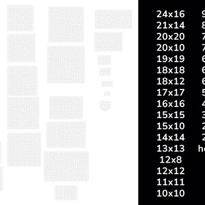 Jigsaw Puzzle 30 Sizes Variables SVG Laser Cut File Design Puzzle ...