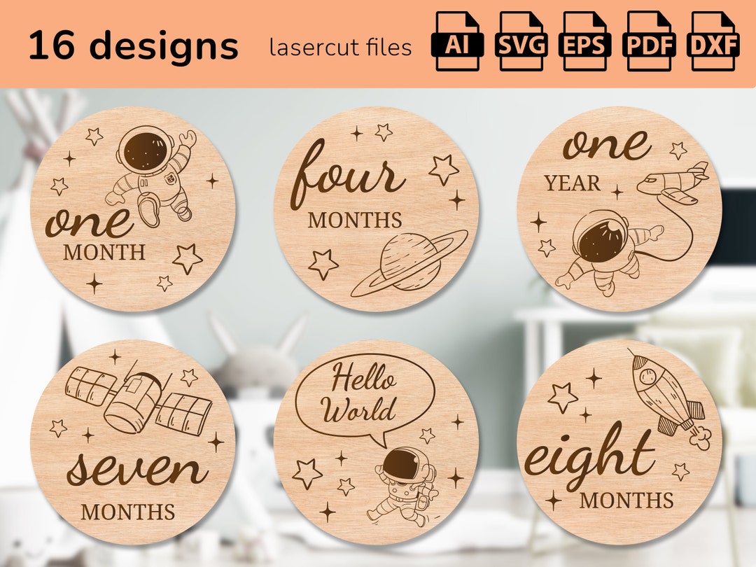 Galaxy Space Milestone SVG | Baby Milestone | Digital Cut File ...